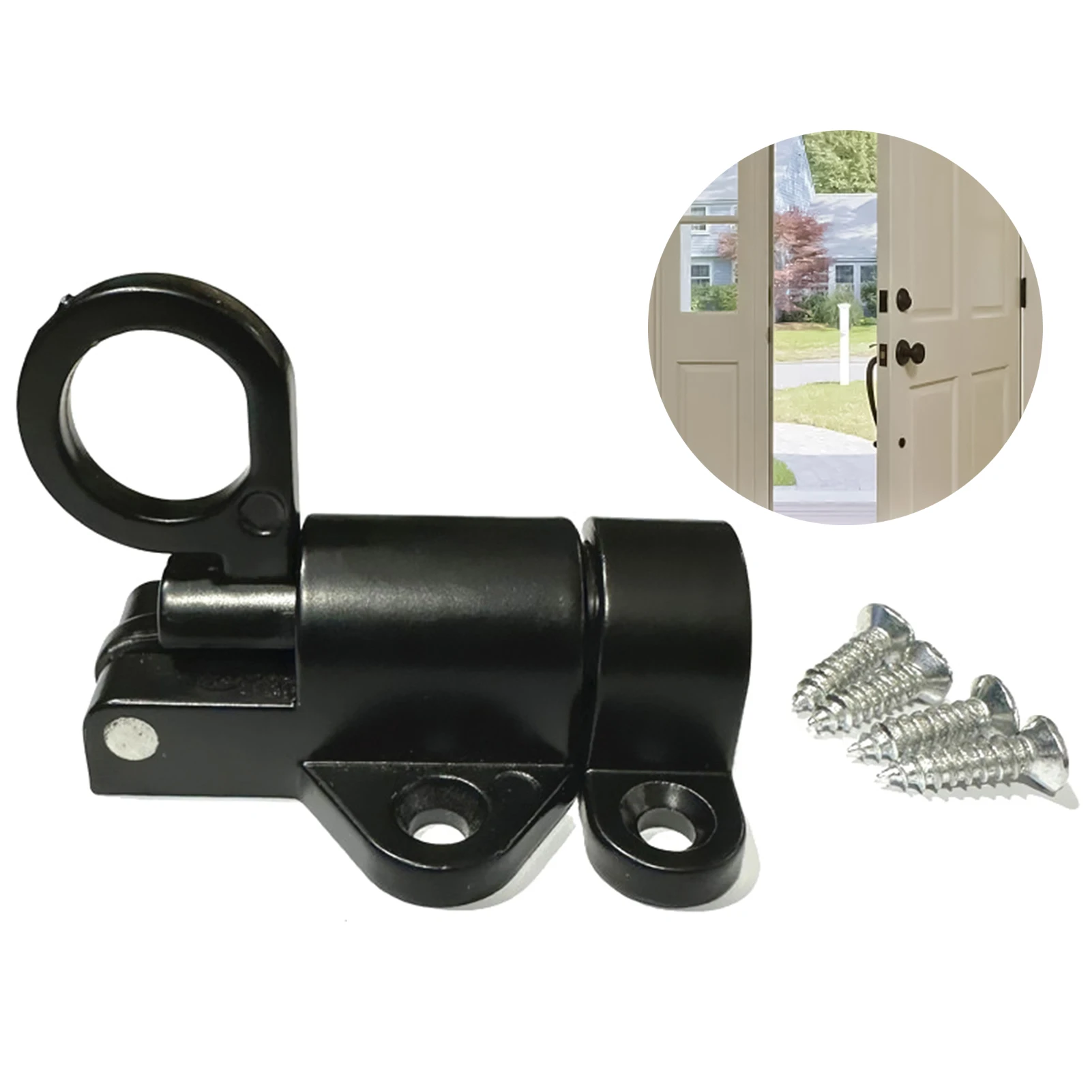 Universal Door Latch Aluminum Alloy Automatic Spring Door Bolt Durable ...