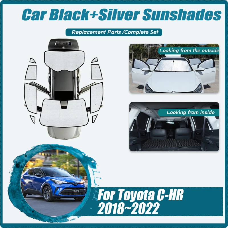 Car-Sunshade-Covers-For-Toyota-C-HR-CHR-2018-2019-2020-2021-2022 ...