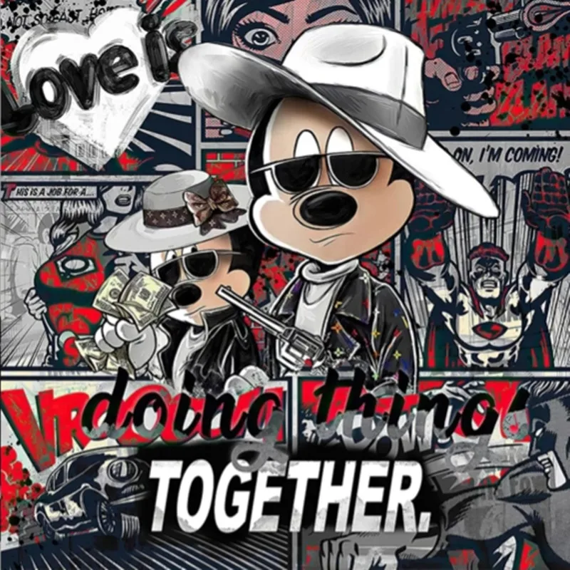 Gangster Drawings Of Mickey Mouse