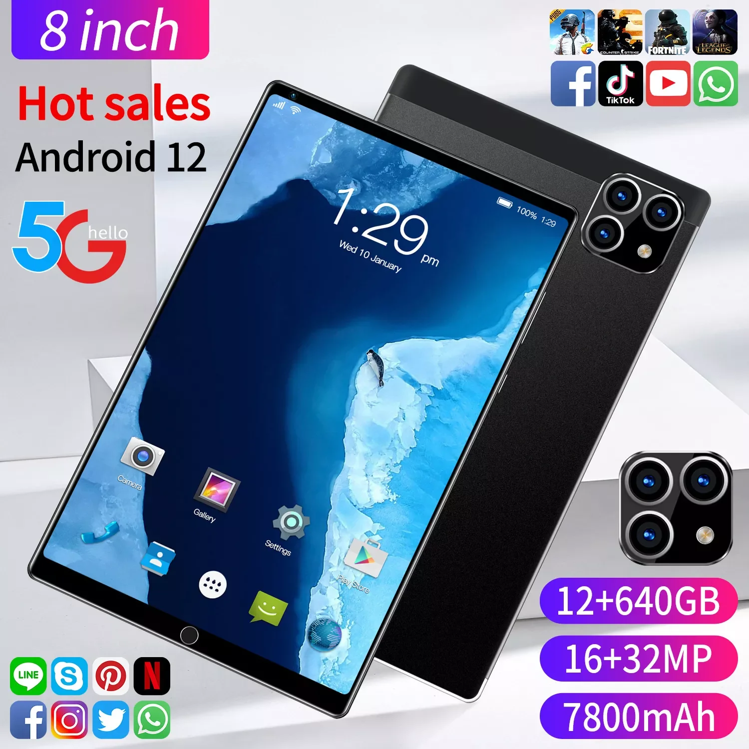 Android-12-Tablet-PC-Google-Play-Wi-Fi-Pad-Dual-Sim-GPS-MTK6797-8-GB ...