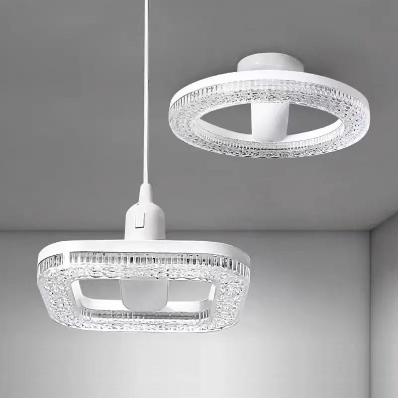 18W-24W-pendant-light-AC220V-LED-ceiling-light-crystal-E27-bulb-Living ...