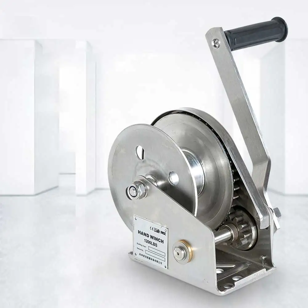 1200lb-Stainless-Steel-Hand-Crank-Two-Way-Self-Locking-Manual-Winch ...