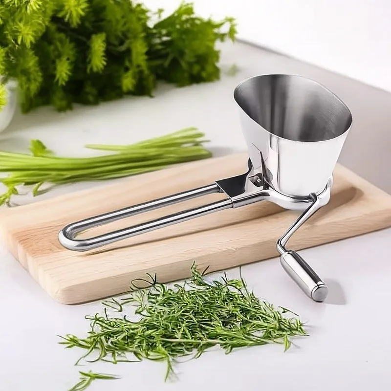 1pc Stainless Steel Coriander Chopper Herb Mincer Grinder For Parsley ...