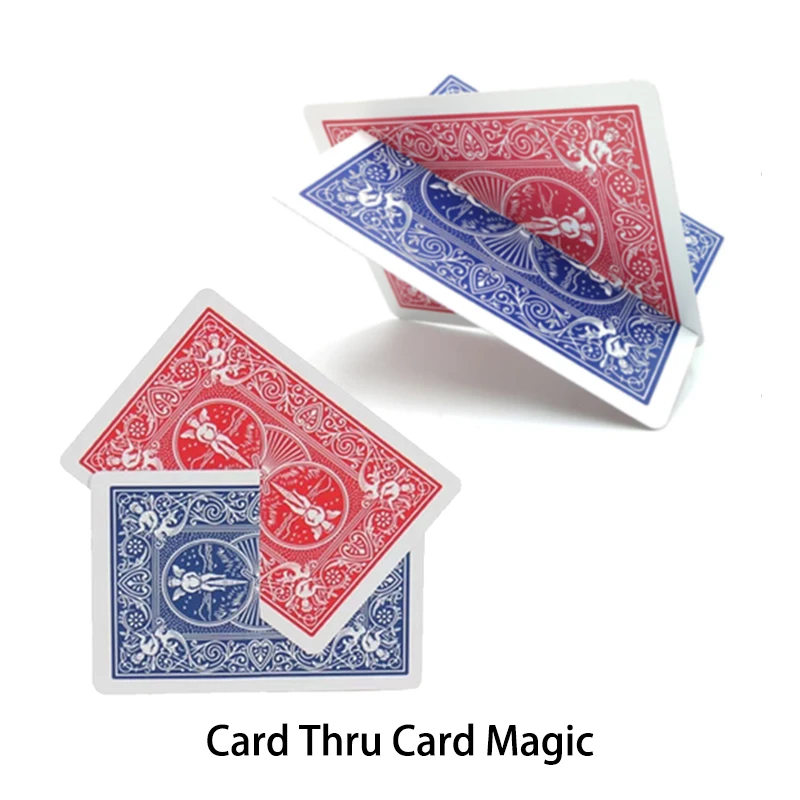 Cut-Restored-Card-Card-Thru-Card-Magic-Tricks-Cross-Hallucination ...