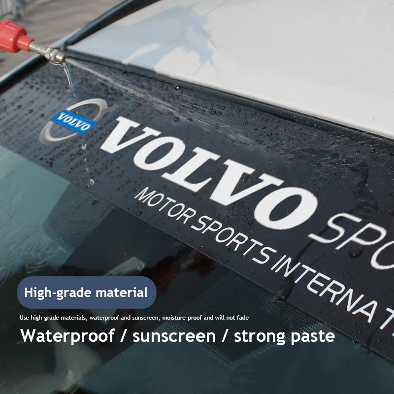 Car-Front-Rear-Windshield-Decal-Sticker-Decoration-For-Volvo-XC90-V90 ...