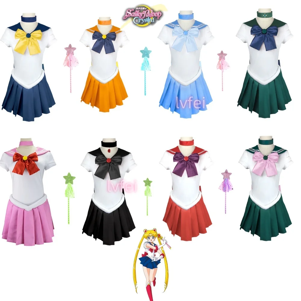 Anime-Sailor-Moon-Cosplay-Costume-Tsukino-Usagi-Uniform-Dress-Outfits ...