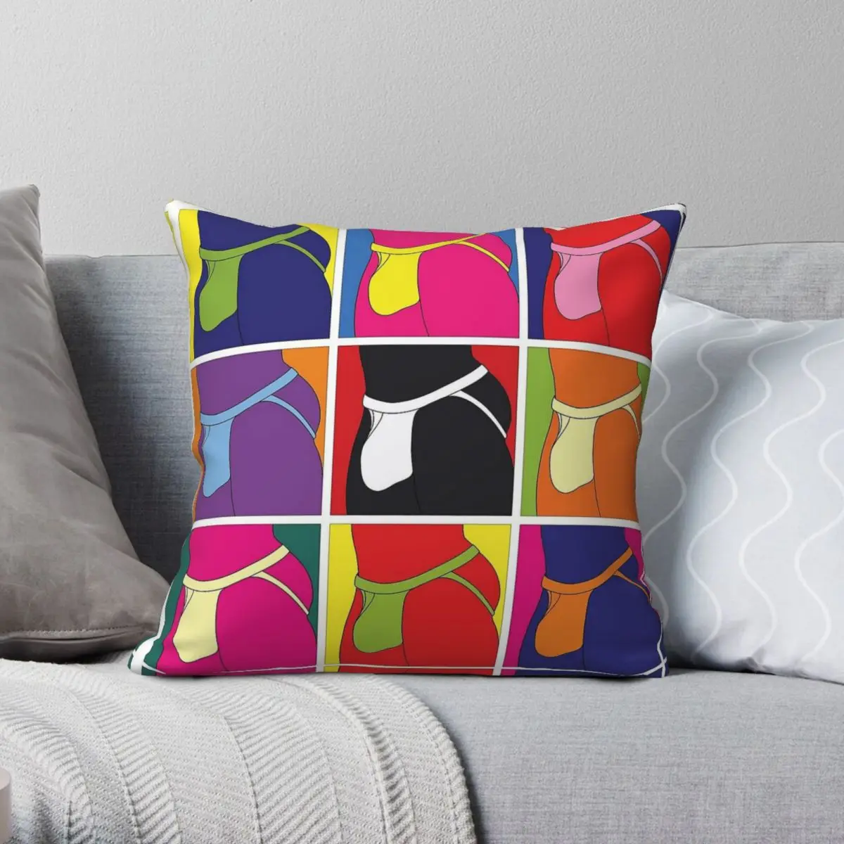 Pop-Art-Jockstrap-Fantasy-Nine-Pillowcase-Polyester-Linen-Velvet ...