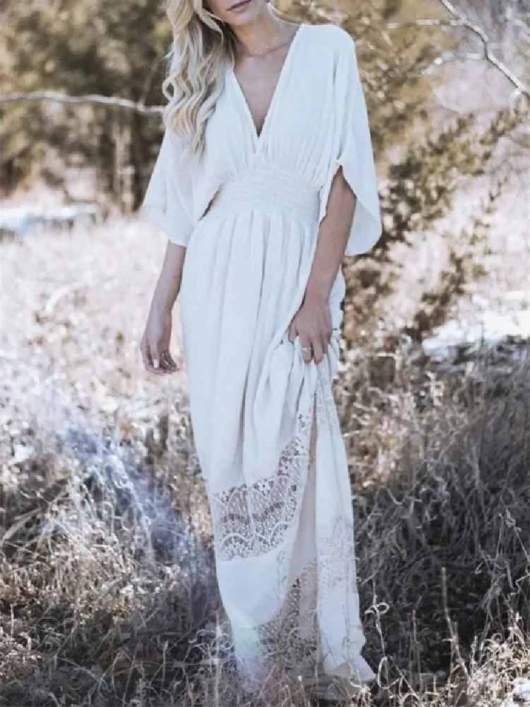 White-Beach-Cover-up-Kaftans-Sarong-Bathing-Suit-Cover-ups-Beach-Pareos ...