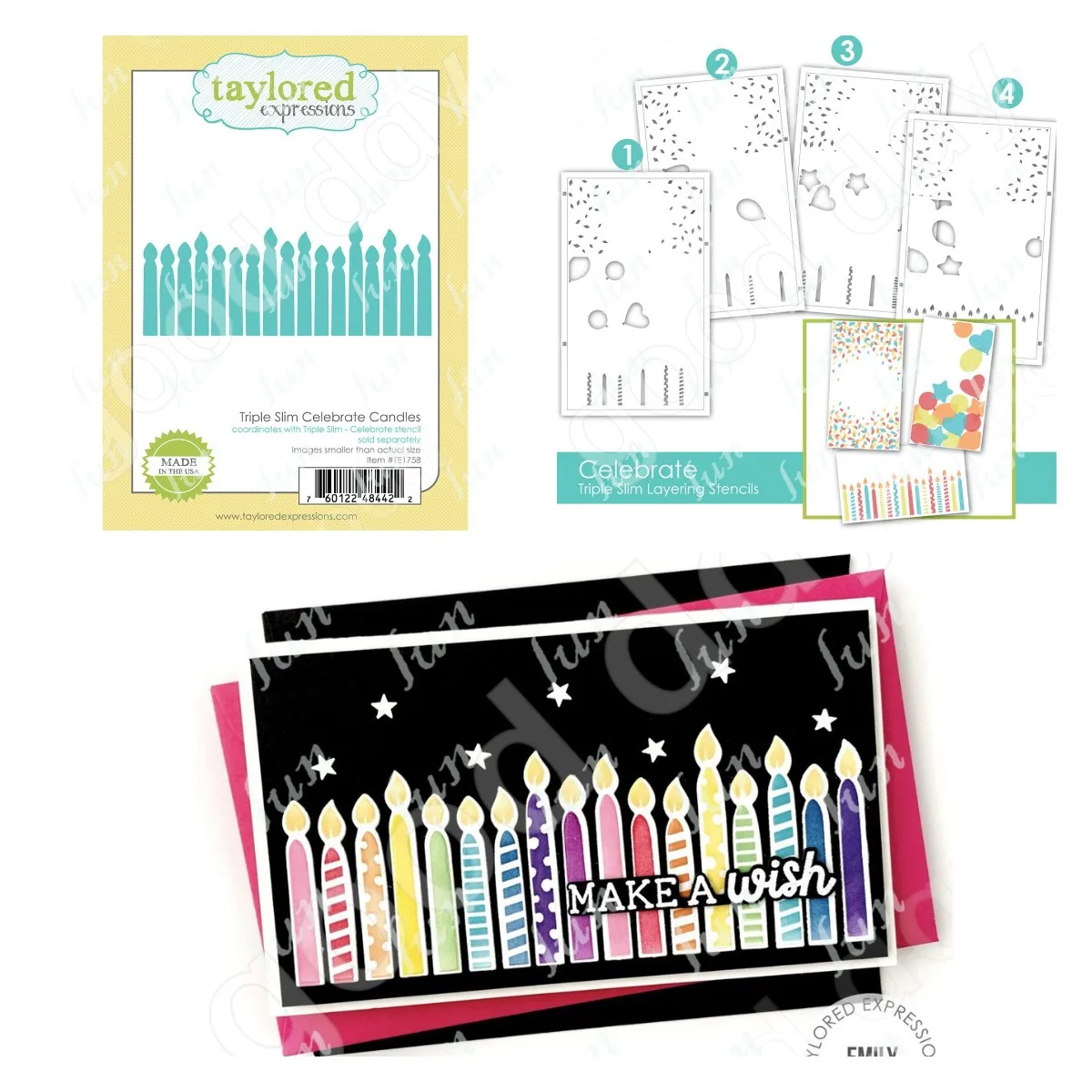 Layered-Production-Stencils-and-Metal-Cutting-Dies-Set-Triple-Slim ...