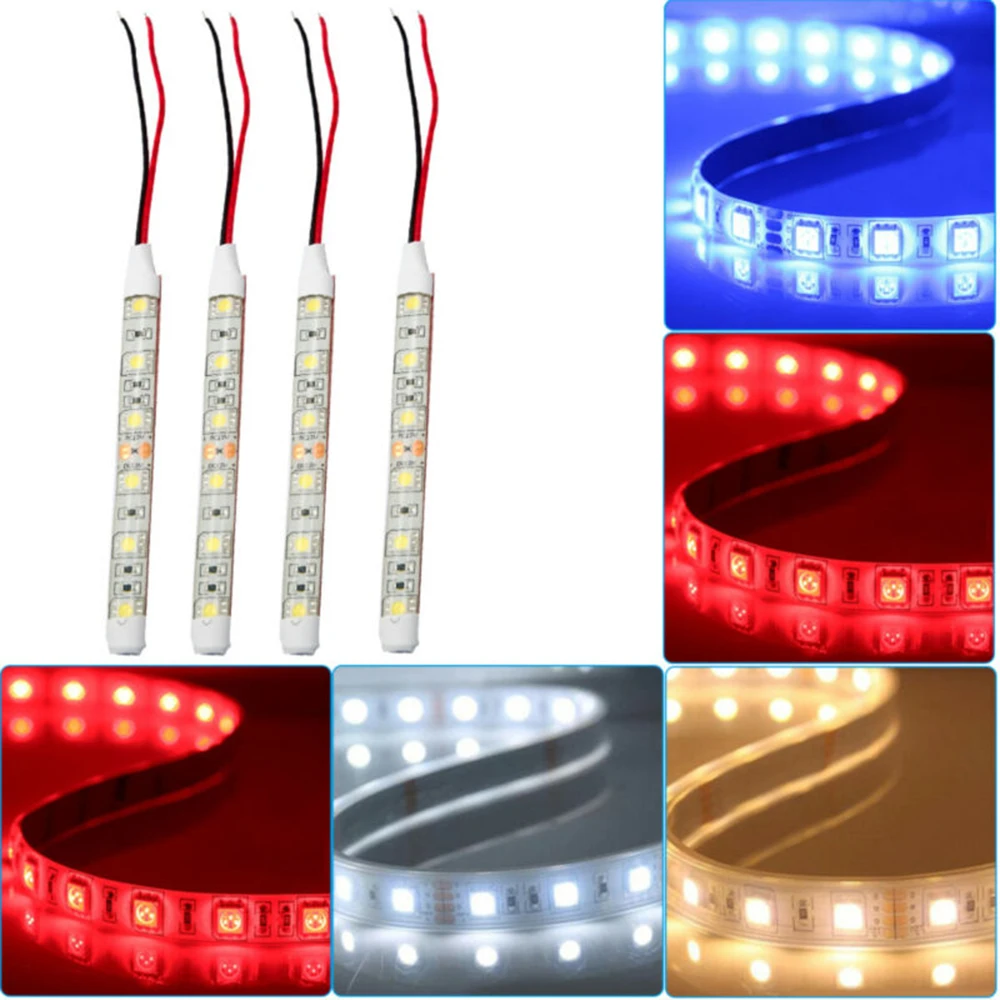 10cm/30cm LED Strips SMD 5050 RGB CCT LED Strip Waterproof DC 12V CCT ...