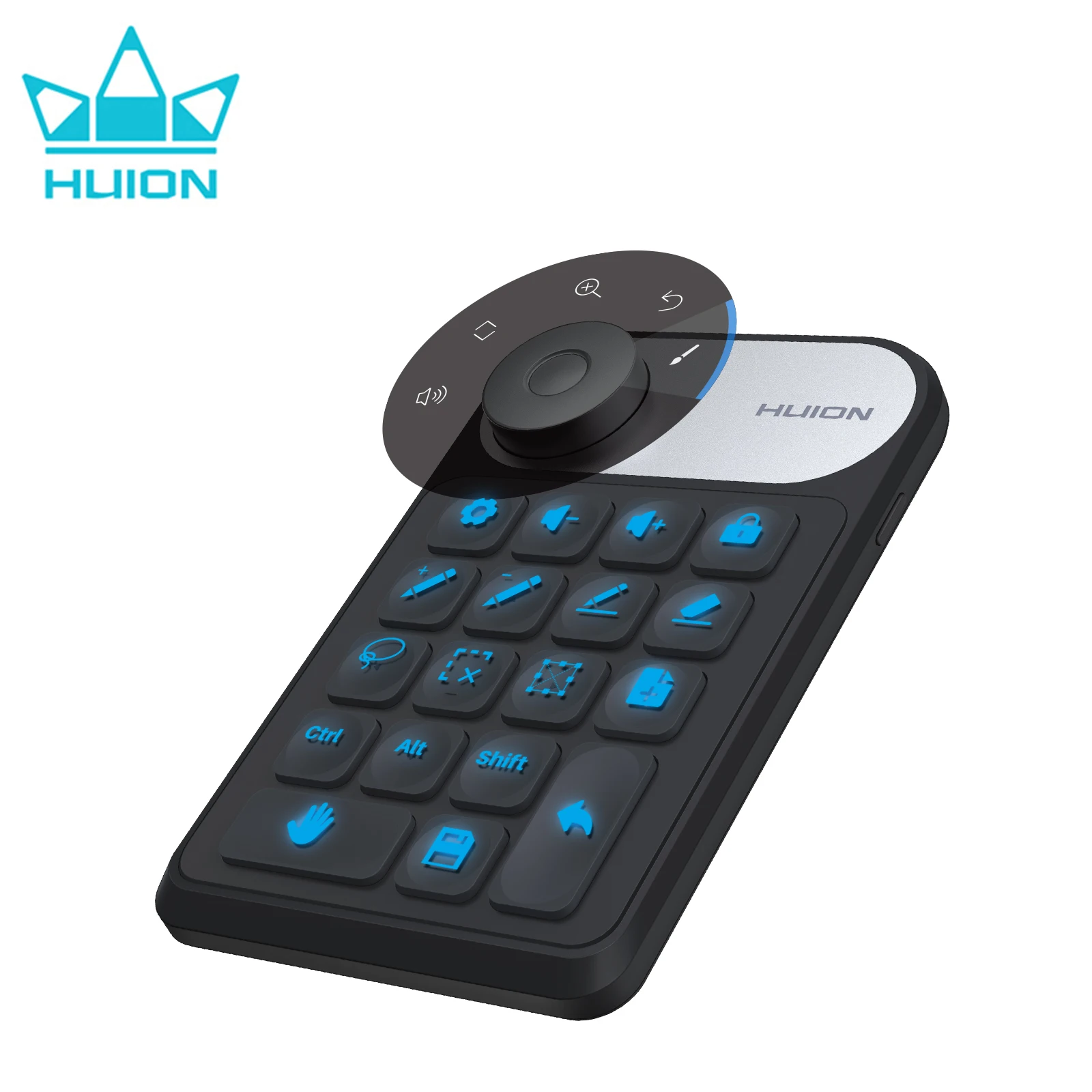 HUION Mini Wireless Keyboard KD100 K20 USB 2.4G Bluetooth 5.0 ...