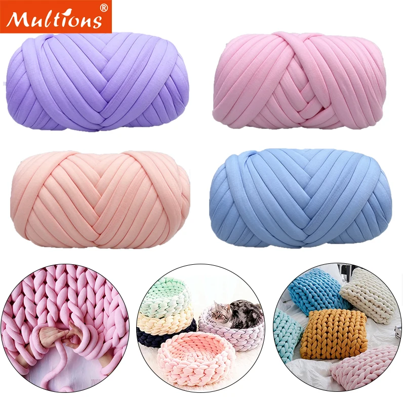 250-500-1000g-Coarse-Yarn-Thick-Super-Bulky-Chunky-Yarn-Knitting-Roving ...