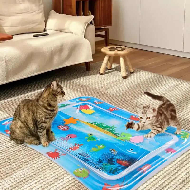 Water-Sensory-Play-Mat-Thickened-Inflatable-Water-Mat-For-Cat-And-Dog ...