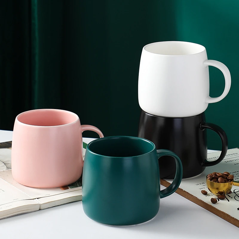 Ceramic-Coffee-Mug-Creative-Nordic-Handmade-Cup-Ring-Handle-Milk ...