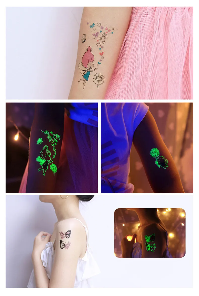 Glow In The Dark 3d Tattoos