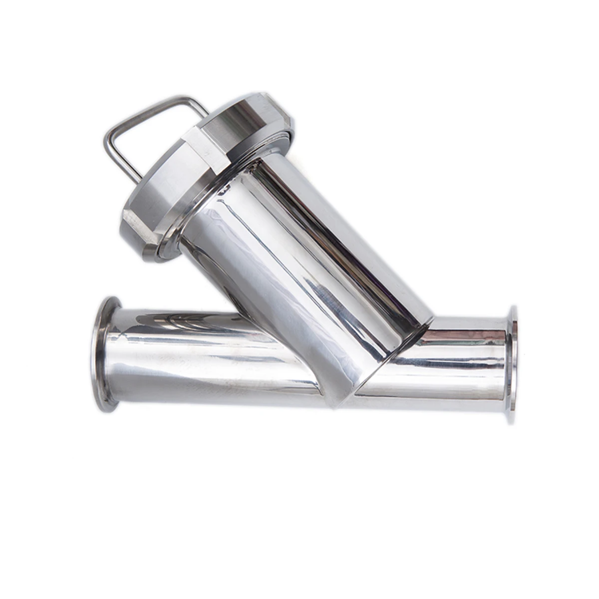 2-Stainless-Steel-316-Sanitary-Pipe-Filter-Inline-Y-Strainer-Filter-80 ...