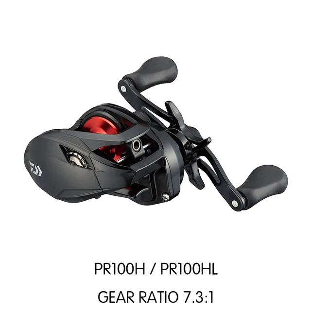 2022 NEW DAIWA PR100H Baitcast Reel 3+1BB Gear Ratio 6.3/7.3:1 Max Drag ...