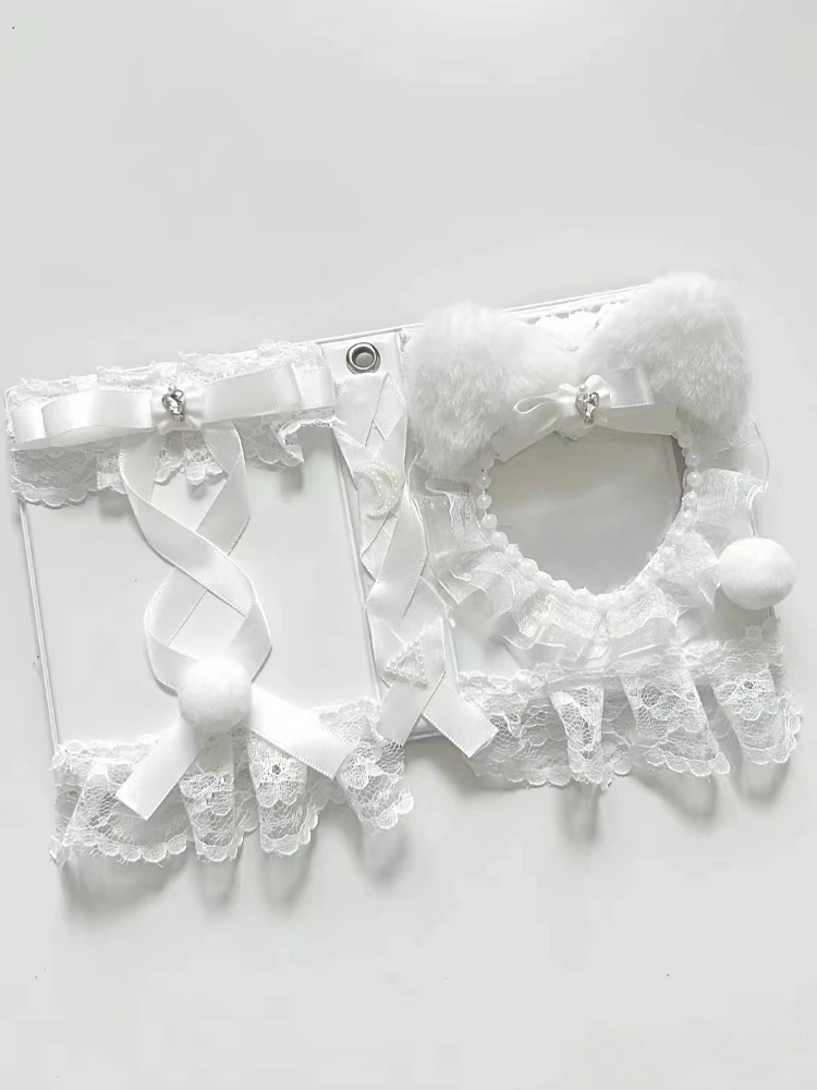 Top-Loader-Binder-Lace-Small-Kpop-Photocard-Albums-Deco-Handmade-Poca ...