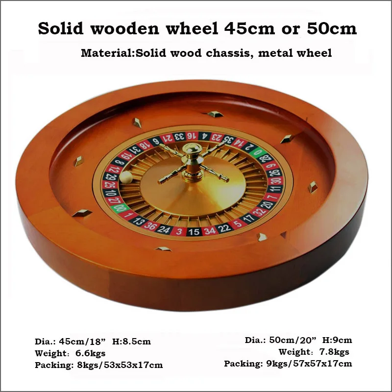 20-18-inch-Deluxe-Wood-Roulette-Wheel-Gambling-Bingo-Quality-Wooden ...