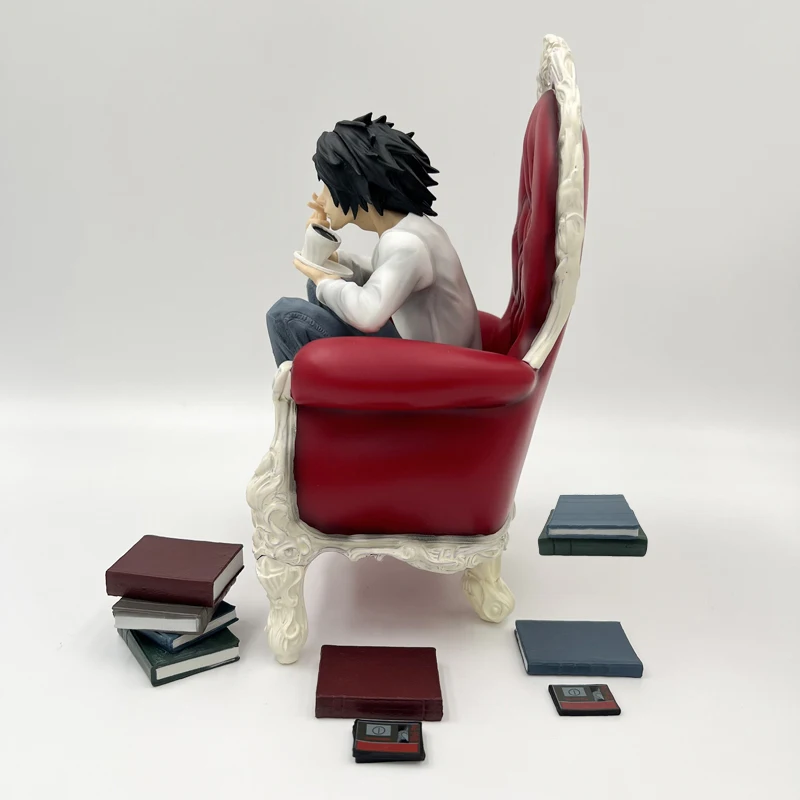 24cm L Lawliet Coffee Watari Anime Figure - Death Note Shop