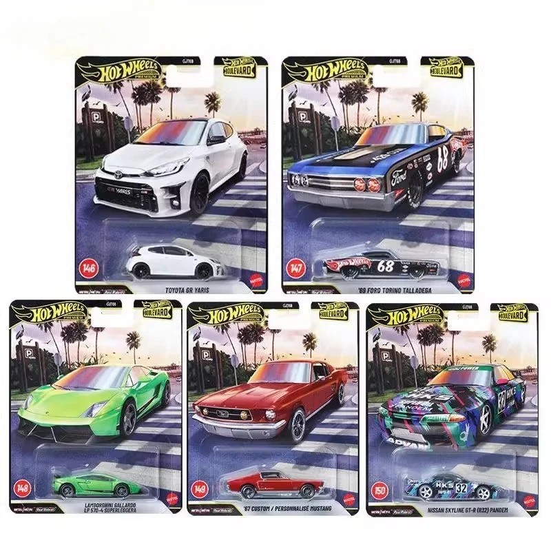 Original Hot Wheels Premium Car Boulevard Toy Boy 1/64 Diecast Toyota ...