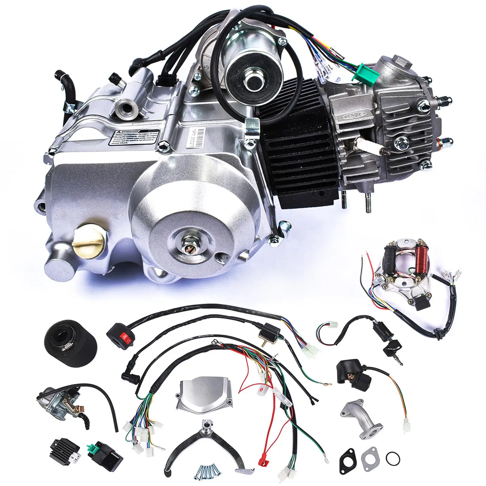AP03-For-Go-Kart-ATV-125CC-Engine-4-Stroke-Semi-Auto-Motor-Electric ...