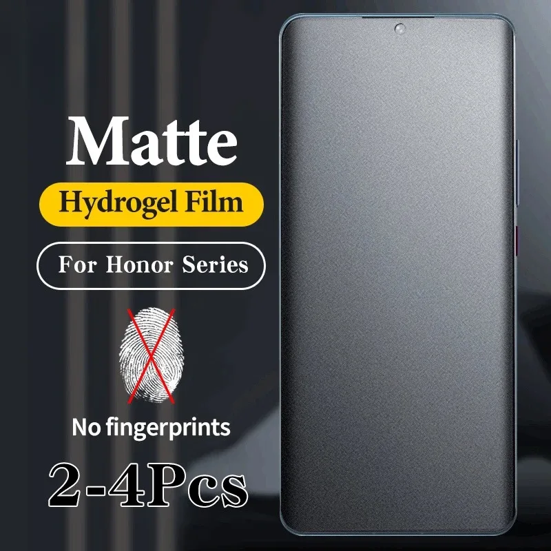 2-4pcs-Matte-Hydrogel-Flexible-Film-For-Honor-200-100-90-Lite-80-70-60 ...