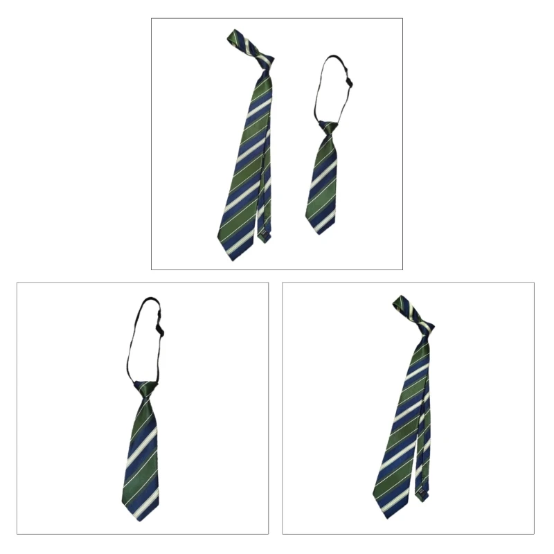 1pc-2pcs-Removable-Tie-Female-Striped-Pattern-Tie-British-Student ...