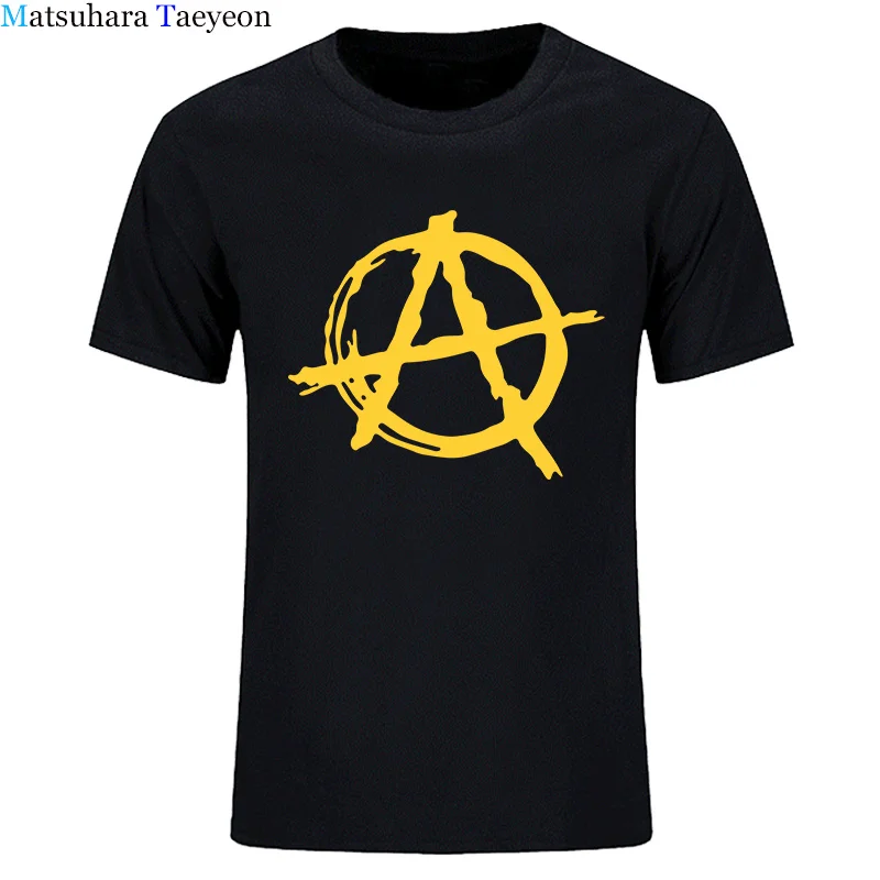 T-Shirt-Men-Brand-Anarchy-Symbol-T-Shirt-Punk-Rock-T-Shirt-Bedlam-Evil ...