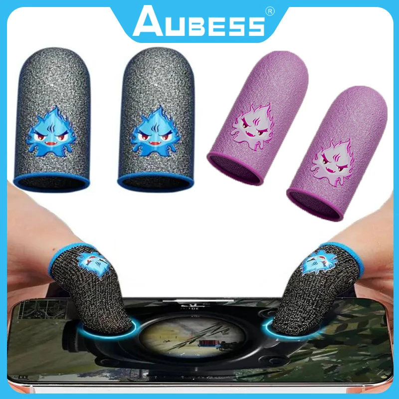 Gaming-Luminous-Finger-Sleeve-Breathable-Fingertips-Cover-For-PUBG ...