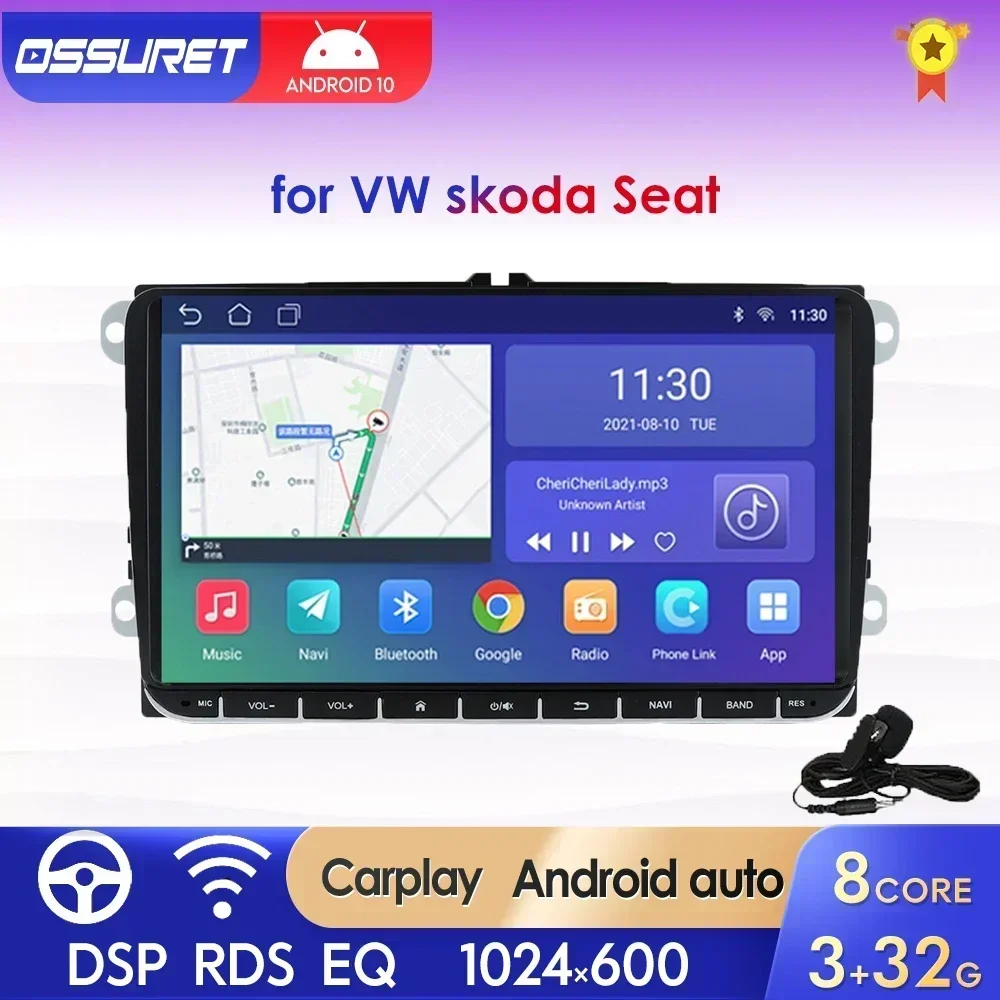 Android Car Radio for VW GOLF 5 POLO Sedan PASSAT B6 CC Radio TOURAN ...