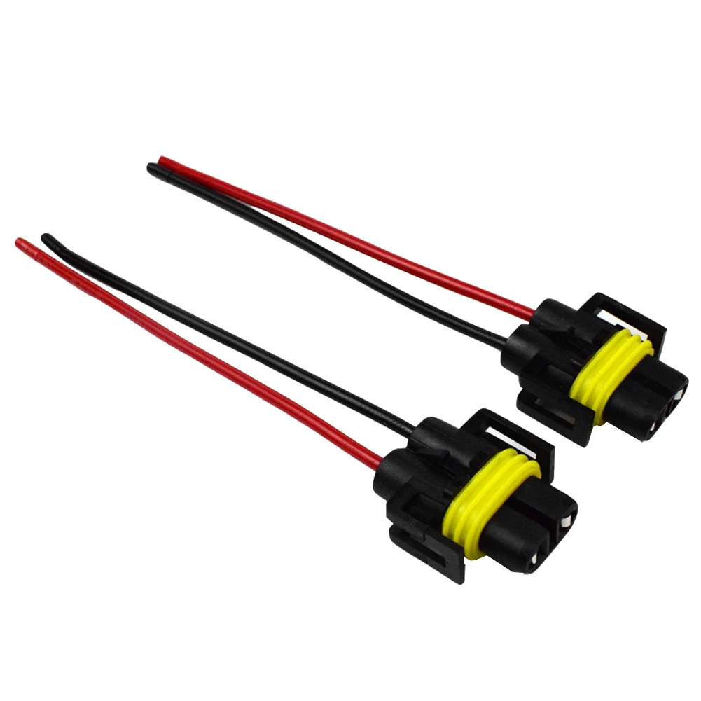 2pcs H11 H8 H9 9005 HB3 9006 HB4 H4 9003 Copper Wire Harness Socket ...