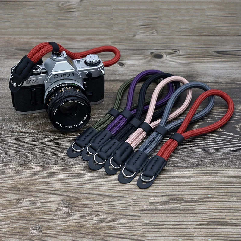 Nylon-Camera-Neck-Digital-Camera-Wrist-Hand-Strap-Grip-Braided ...