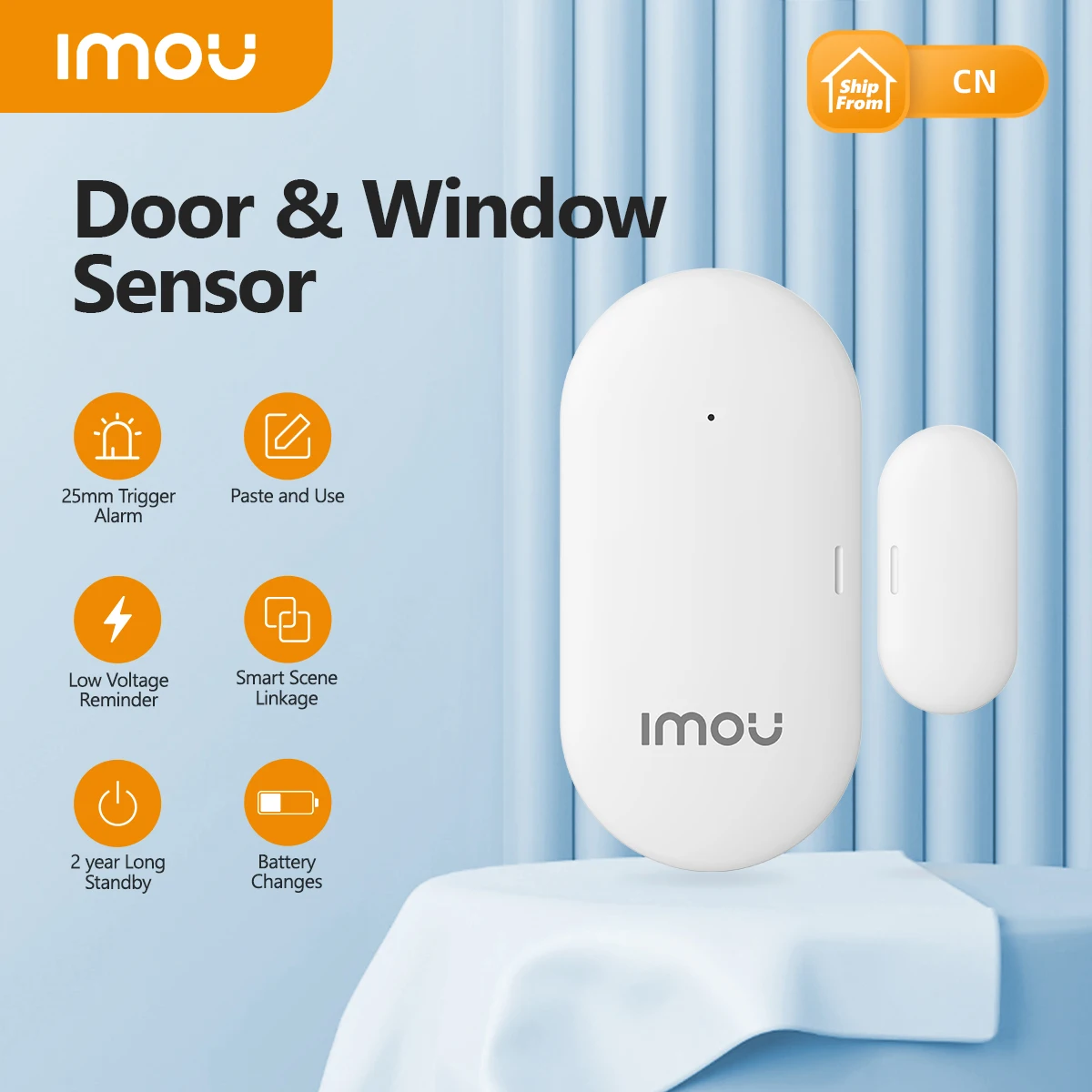 IMOU-Smart-WiFi-Door-Window-Sensor-Zigbee-3-0-Imou-Life-App-Home ...