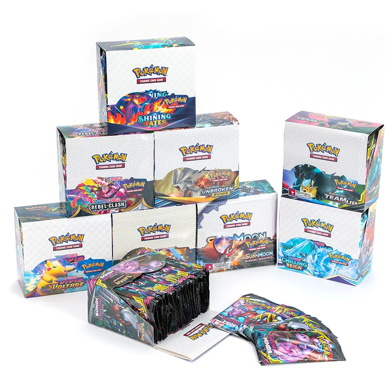 Pokemon-324pcs-Cards-Evolution-Booster-Gift-Box-Collection-Toys-Anime ...