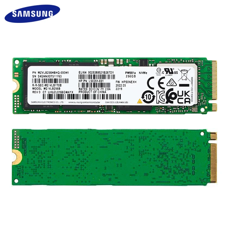 Original-SAMSUNG-SSD-M2-NVMe-PM981A-256GB-512GB-1TB-Internal-Solid ...
