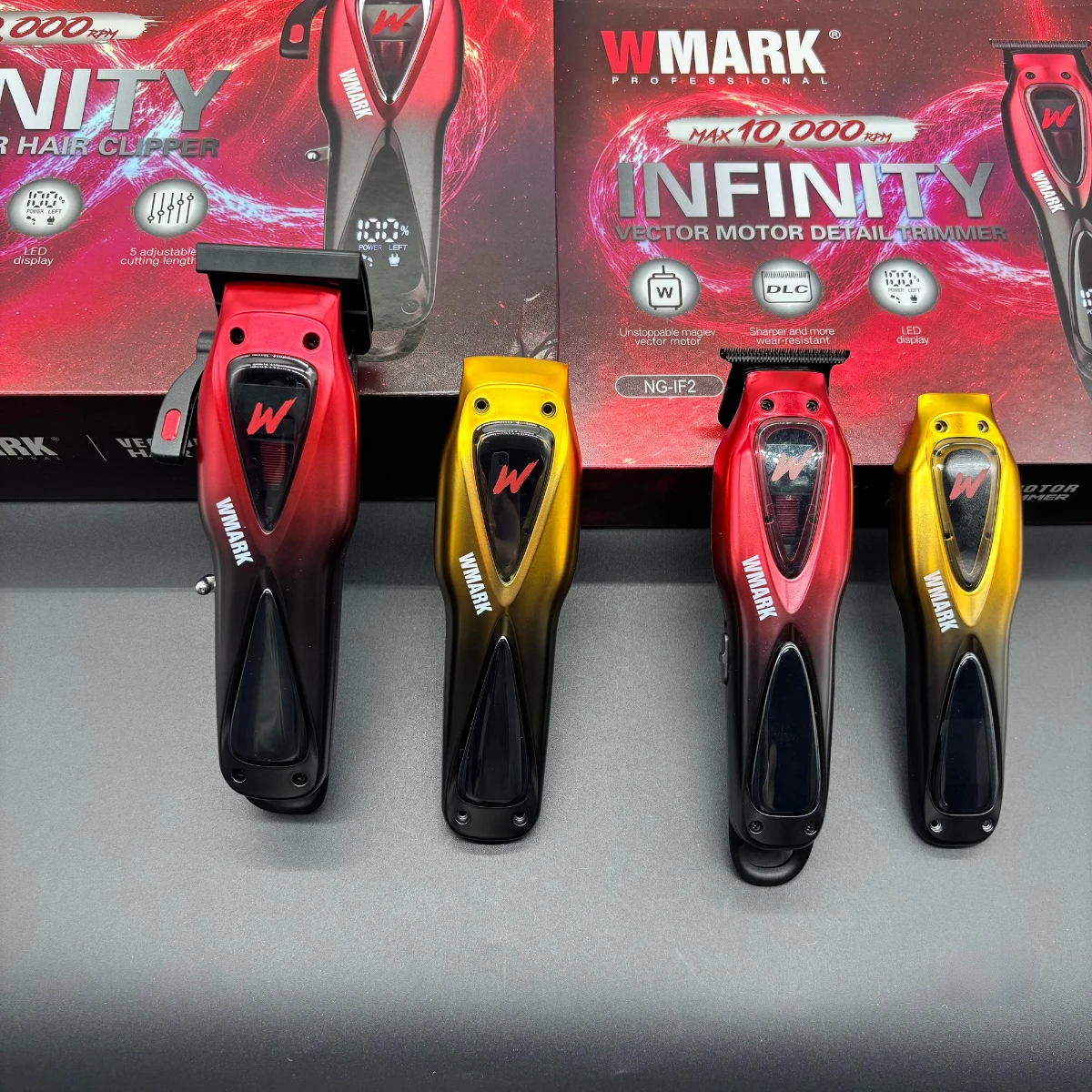 WMARK Hair Clipper Cordless Hair Cutting Machine Barber Vector Motor ...