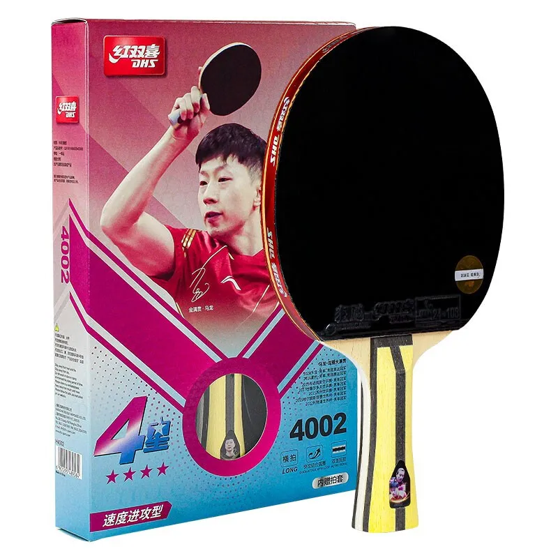Original-DHS-4-Stars-Table-Tennis-Racket-Loop-Offensive-H4002-Hurricane ...