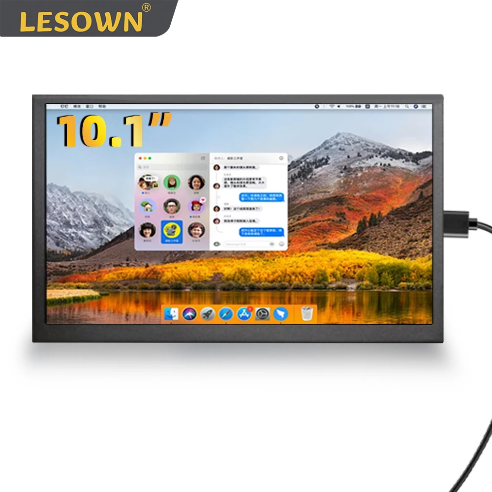 LESOWN-Monitor-peque-o-de-10-1-pulgadas-pantalla-t-ctil-IPS-de ...