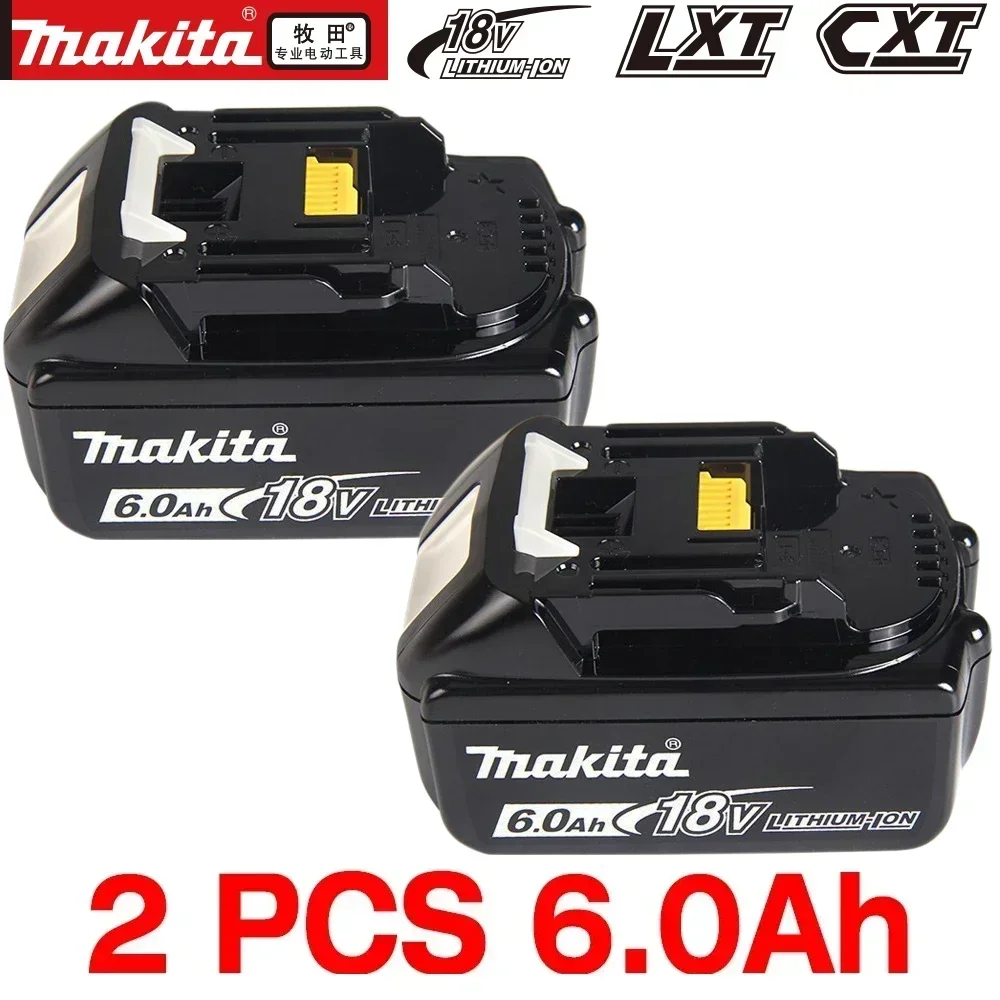 Makita-Genuine-18V-Battery-6Ah-Rechargeable-Power-Tools-Battery-18V-makita-with-LED-Li-ion ...