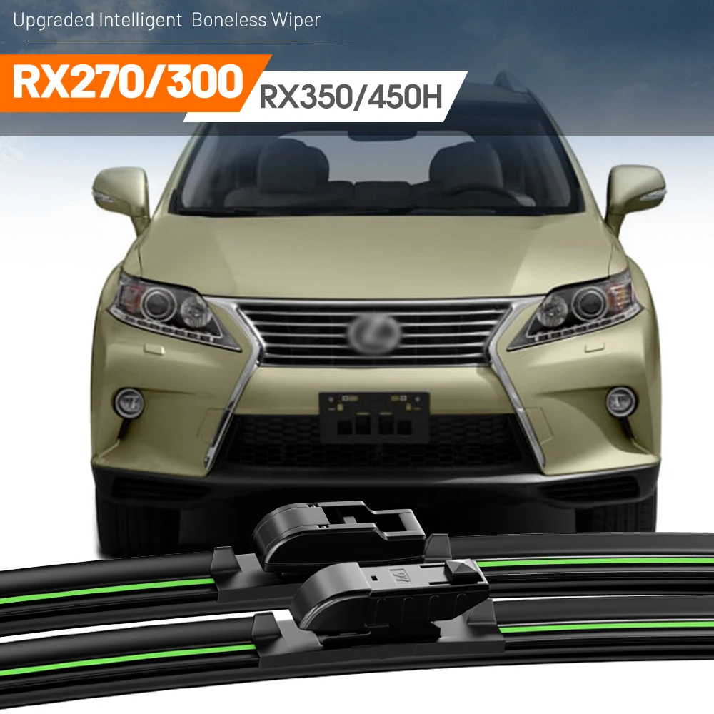 2x-For-Lexus-RX270-RX300-RX350-RX450H-2004-2022-Front-Windshield-Wiper ...