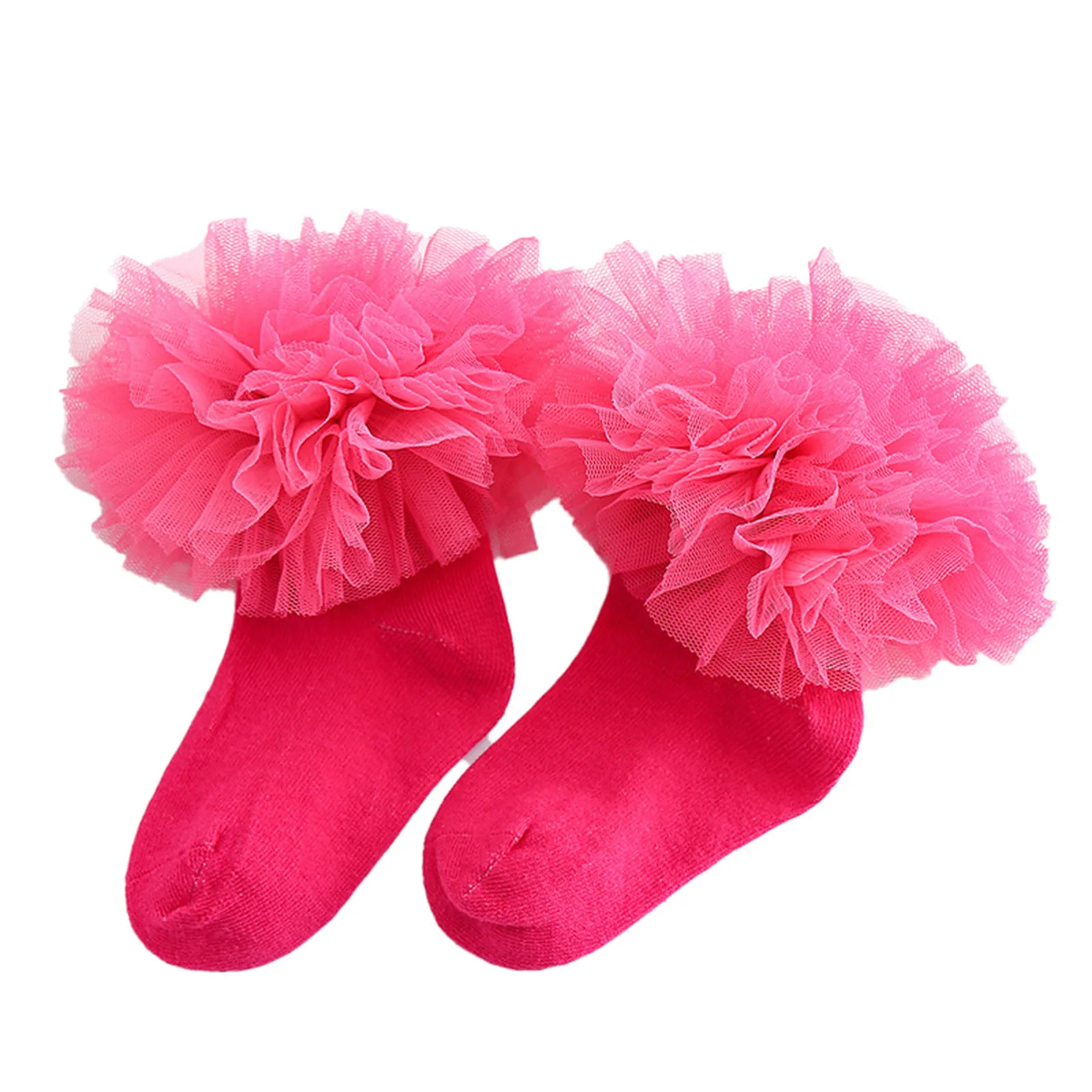 Kids-Toddler-Girls-Lace-Princess-Socks-Layered-Mesh-Frilly-Ruffle-Sock ...