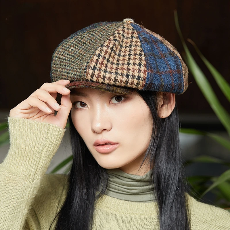 Fashion-Wool-Beret-Autumn-and-Winter-Fashion-Painters-Hat-Leisure ...