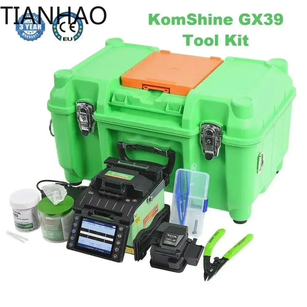 GX39 Mulit-Language Fusion Splicer FTTx V-groove Core Alignment Single ...