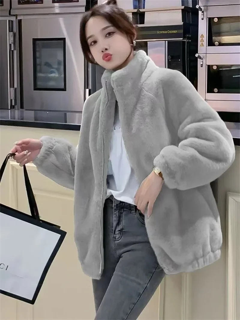 Korean-Double-sided-Velvet-Hoodies-for-Women-Solid-Color-Padded ...