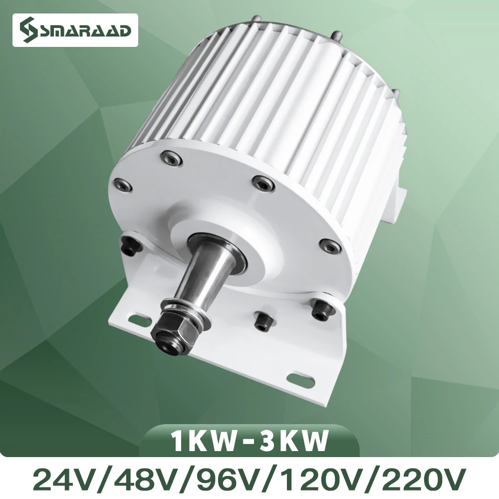 저 RPM 대형 풍력 터빈 발전기, 자유 에너지 발전기, 대체 에너지 영구 자석, 1000W, 2000W, 3000W, 48V, 96V, 120V, 220V ...