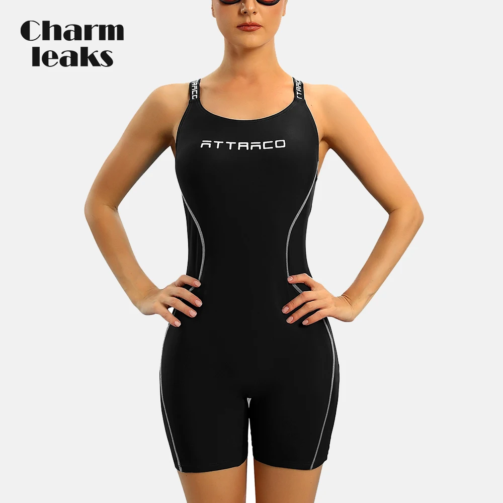 Charmleaks Women Sports Swimsuit Athletic One-piece Professional ...