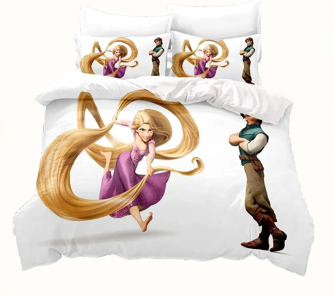 Tangled Rapunzel Bed Linen,Hot Cars Wheels Bedding Set,Single Twin Full ...