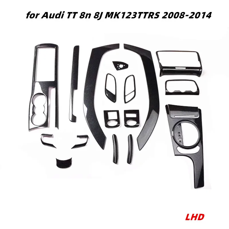 For-Audi-TT-8n-8J-2008-2014-Cars-Accesiores-carbon-fiber-style-trim ...