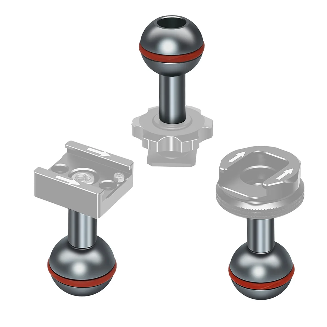 FEICHAO-20mm-Ball-Head-Adapter-Adjustable-1-4-Screw-Mount-Cold-Shoe ...